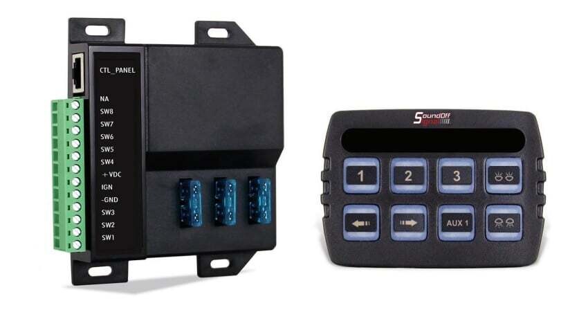 SoundOff Signal 8-Button multi-purpose control panel Backlit