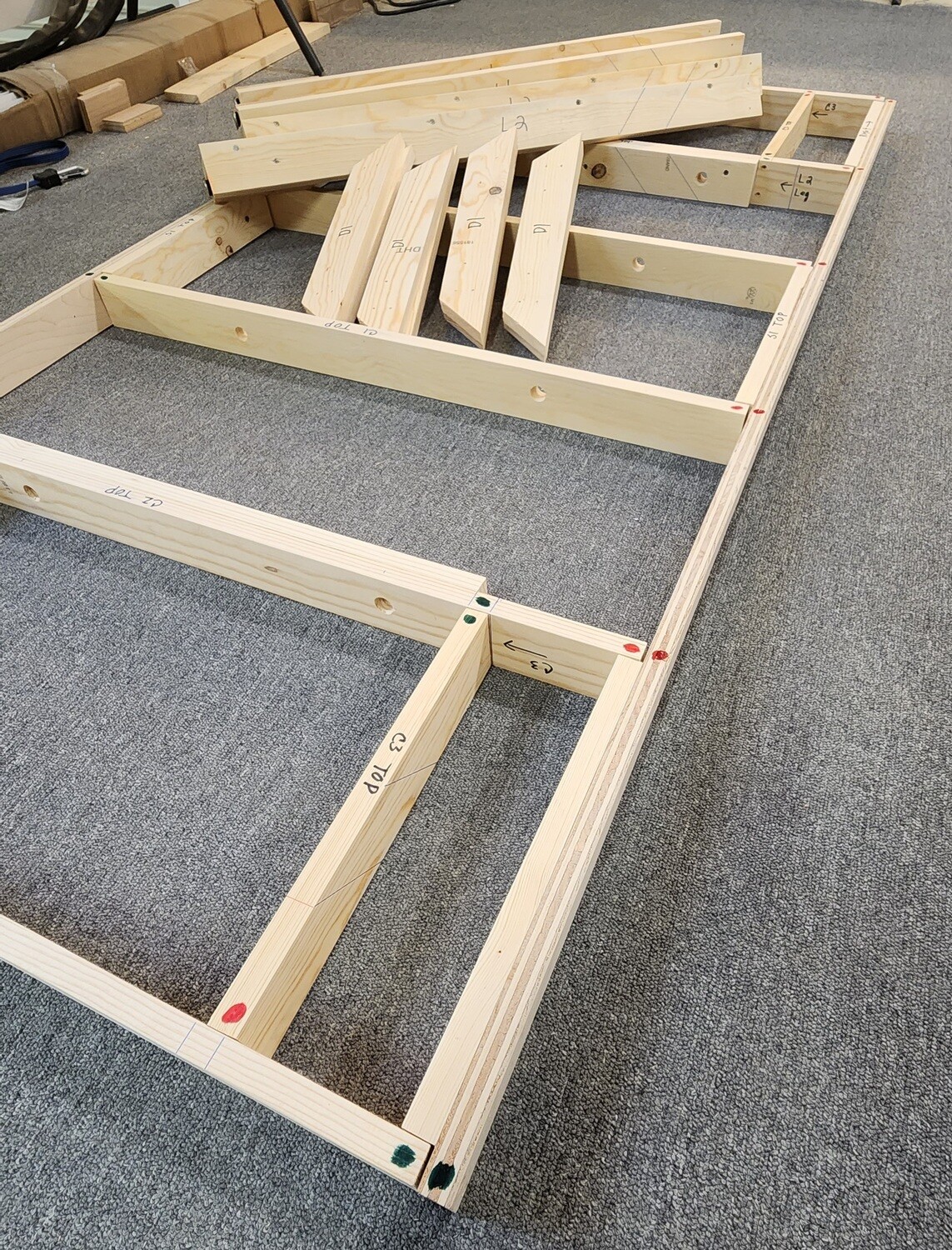 36" Wide by 72" Long Complete Starter Table Benchwork Kit