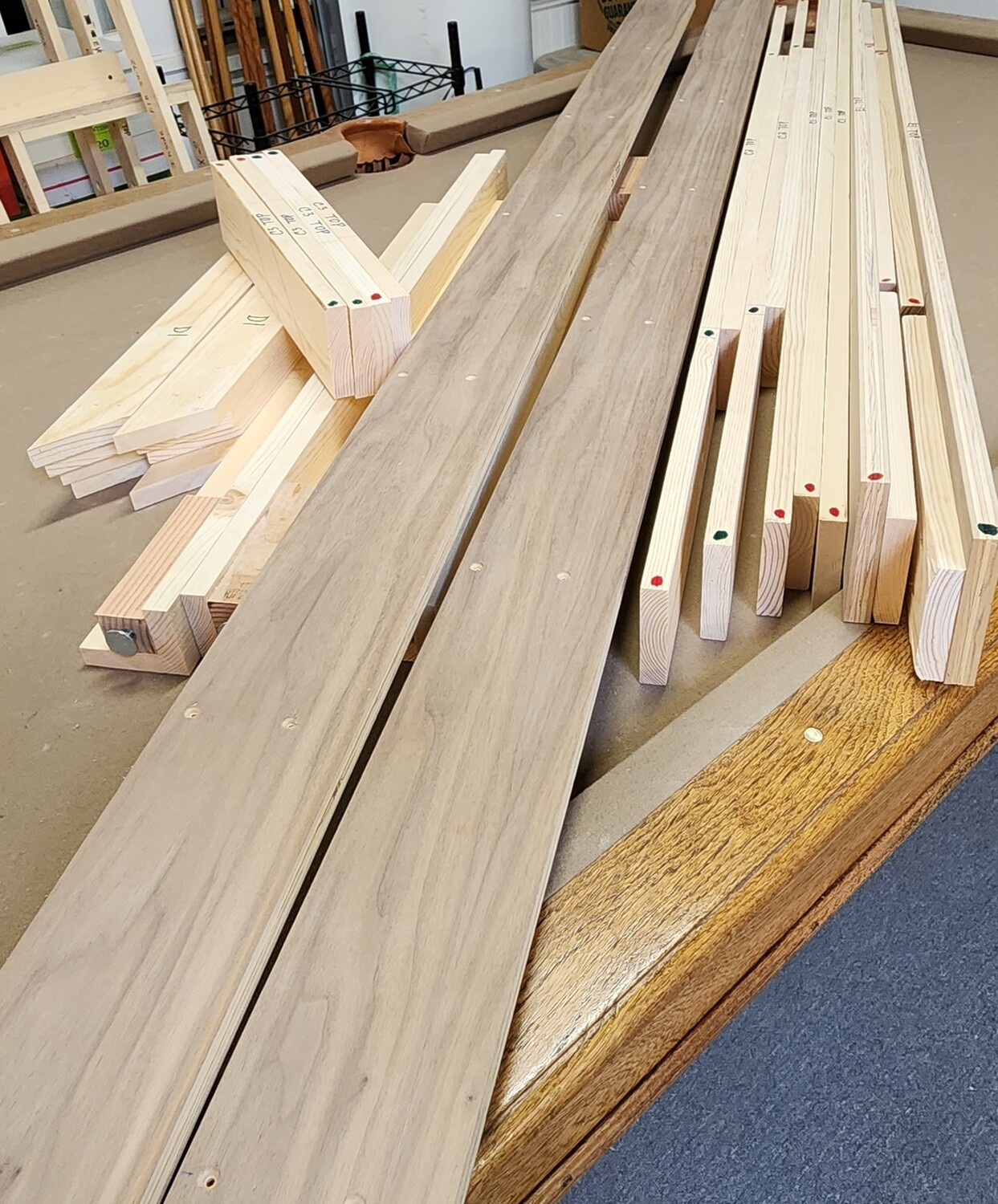 72" Wide by 104" Long Complete Starter Table Benchwork Kit