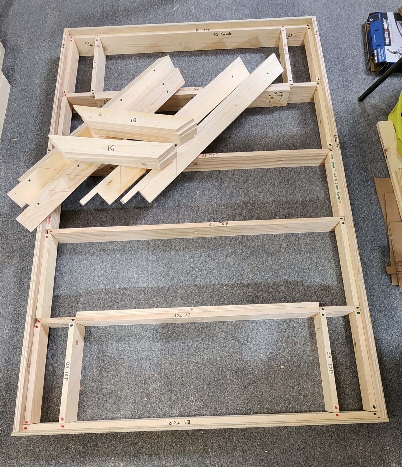 48" Wide by 72" Long Complete Starter Table Benchwork Kit