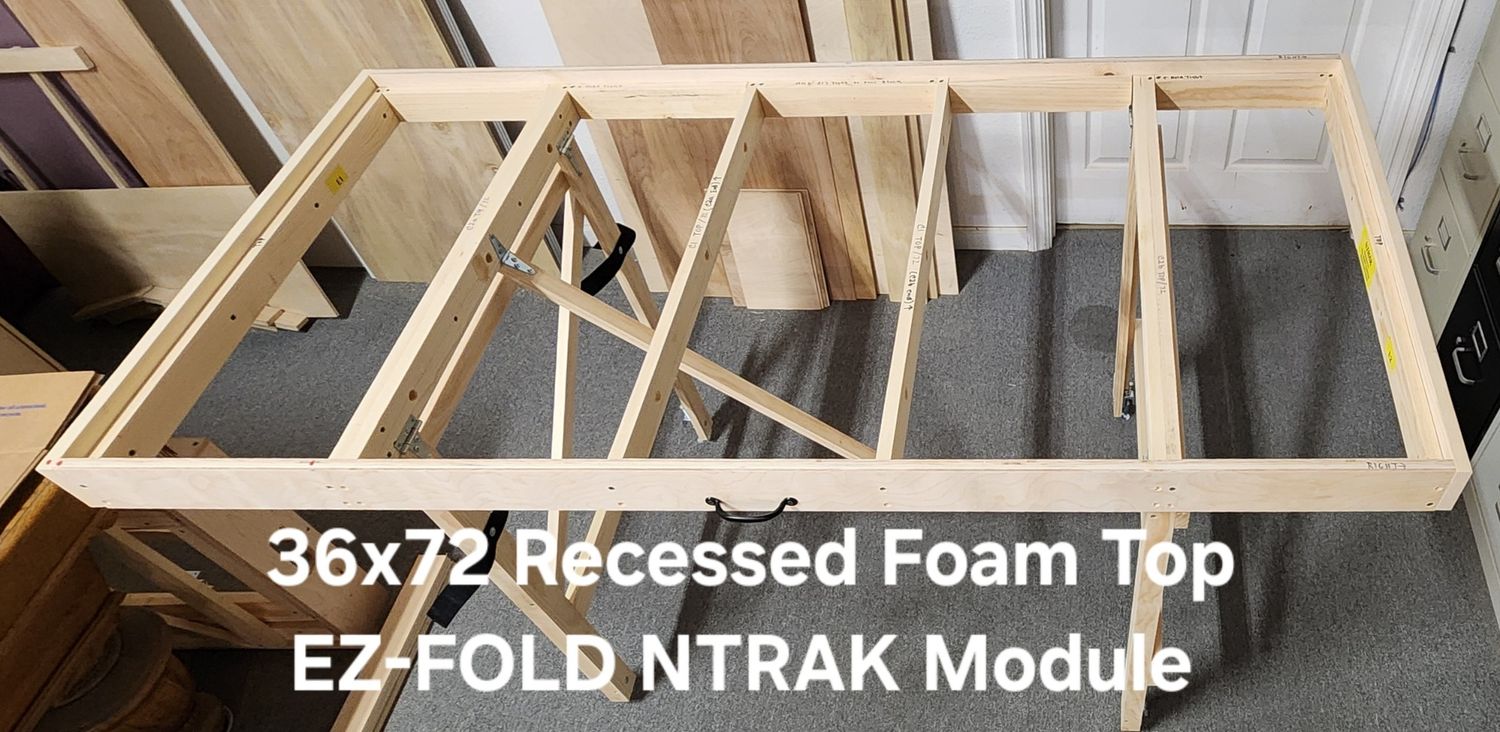 EZ-FOLD NTRAK MODULE KIT, 36" wide by 72" long