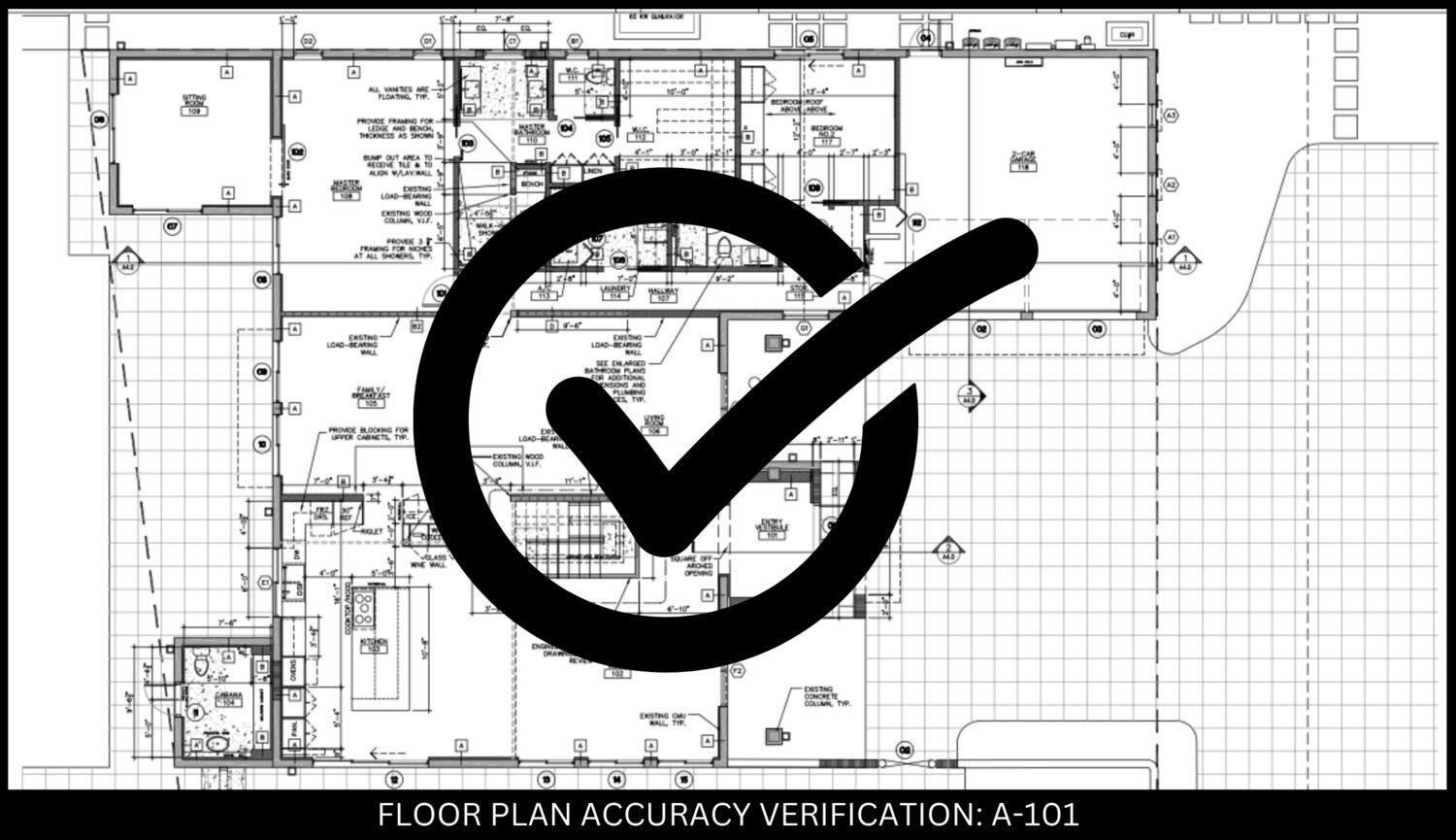 Floor Plan Accuracy Verification A-101