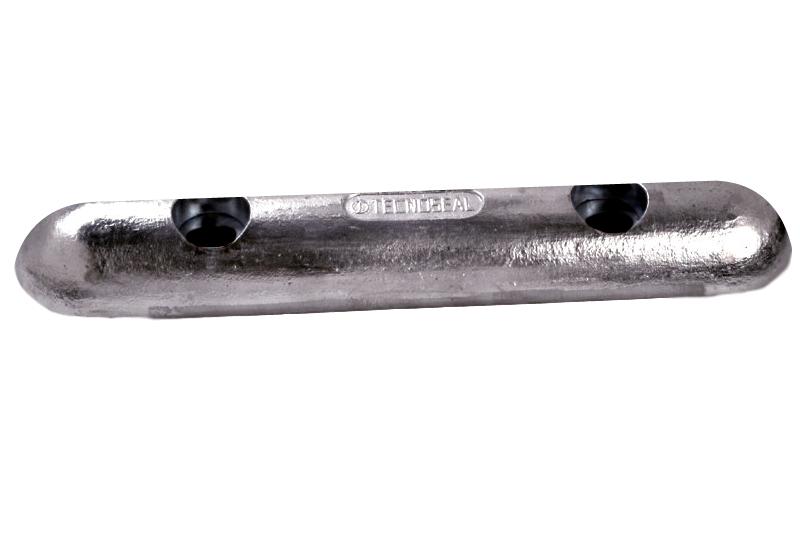 Tecnoseal Domed Magnesium Hull Anode (ASM3112) - 2.4Kg Nom, 455mm x ...