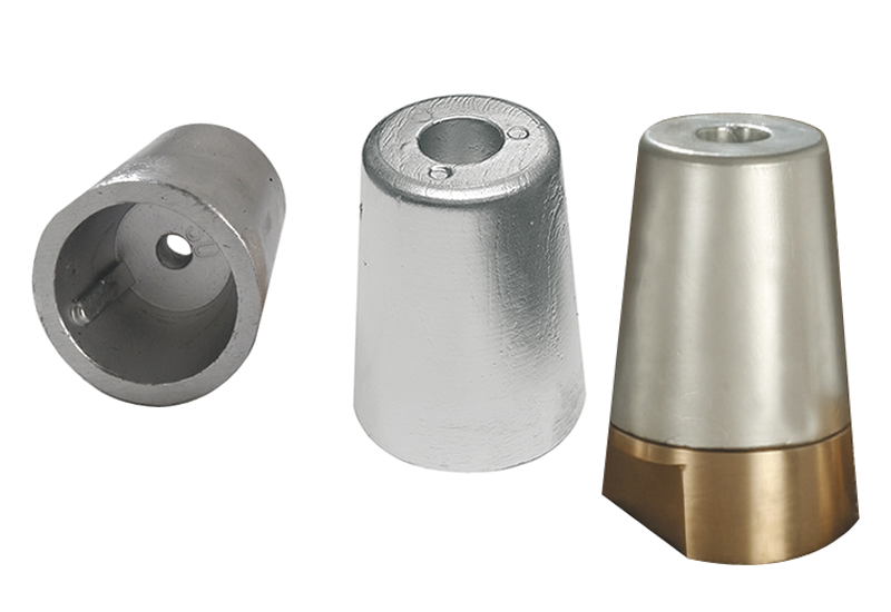 Tecnoseal 40mm KEY & CONE Drive Conical Propeller Zinc Anode (ASZ1508)