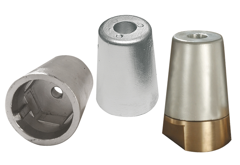 40mm HEXAGONAL SEAT Conical Zinc Propeller Anodes (ASZ1548)