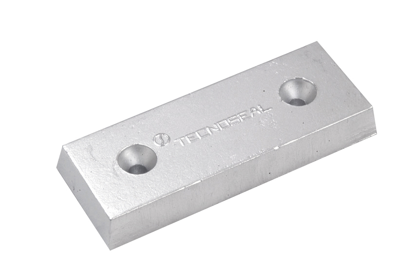 Tecnoseal 0.63Kg Zinc Plate Anode (ASZ1182) - M6 x 77mm