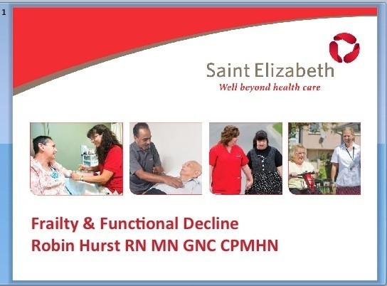 Frailty - Functional Decline in the Older Adult - Store - Membership Portal