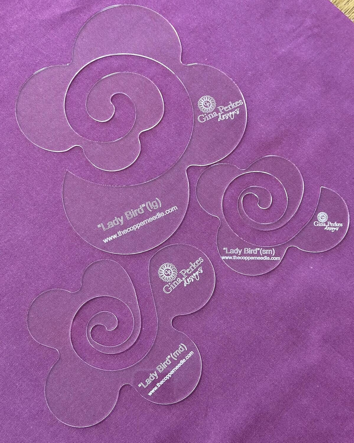 Lady Bird Ruler Set (Small, Medium, and Large) | The Copper Needle