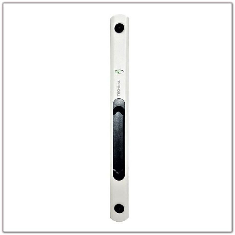 VERROU SIMPLE COULISSANT TECHNAL POUR PROFIL USINAGE 16 mm BLANC