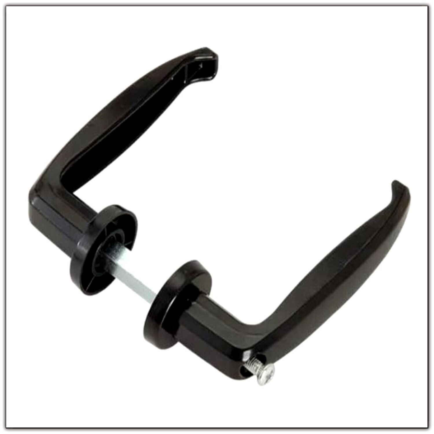 BEQUILLE DOUBLE DE PORTILLON A VISSAGE CARRE DE 6 EP PORTE 40 A 50