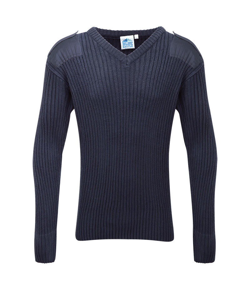 Commando Style Jumper - V Neck