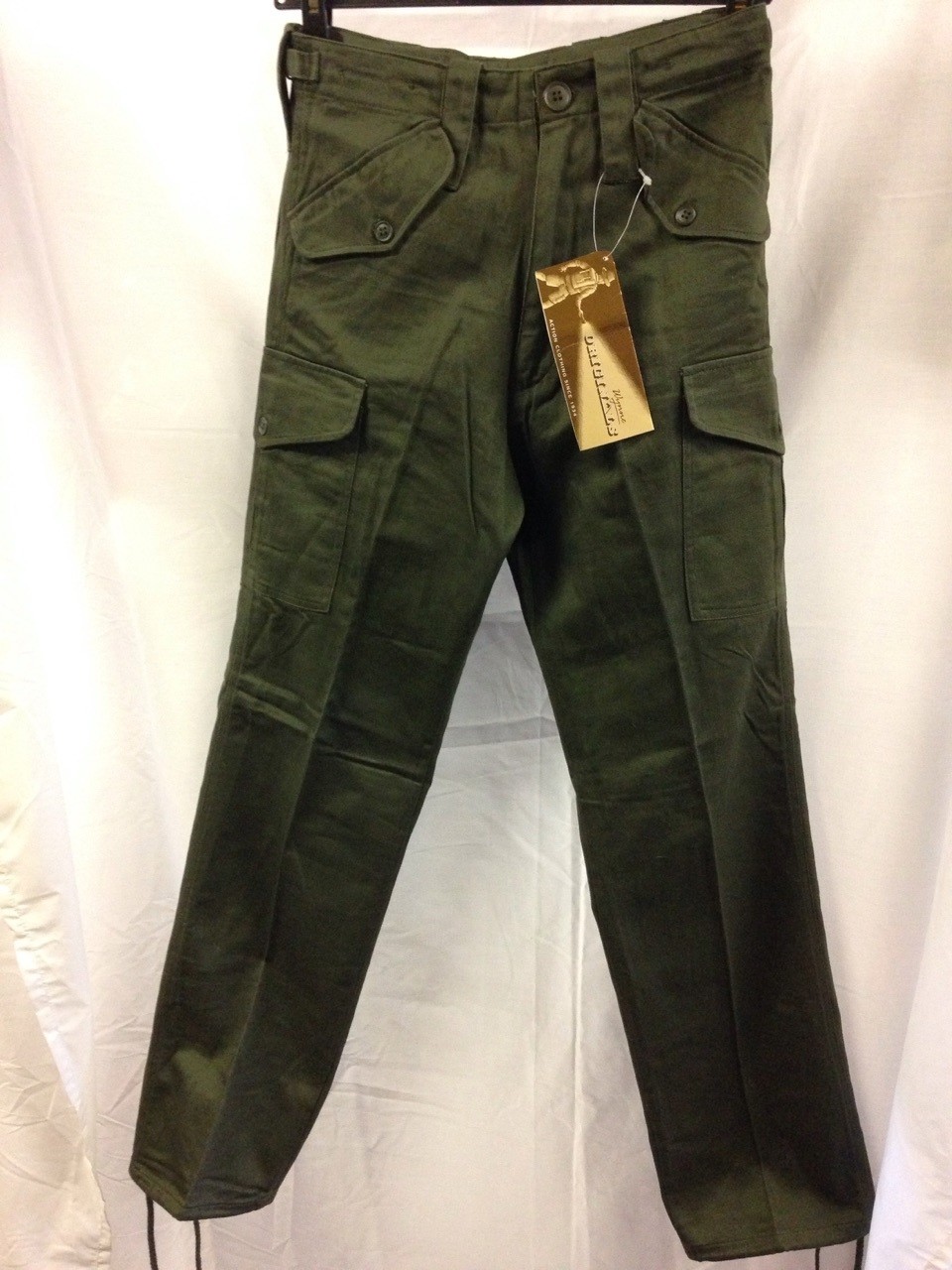 Olive Green Combat Trousers (28" Waist Only)