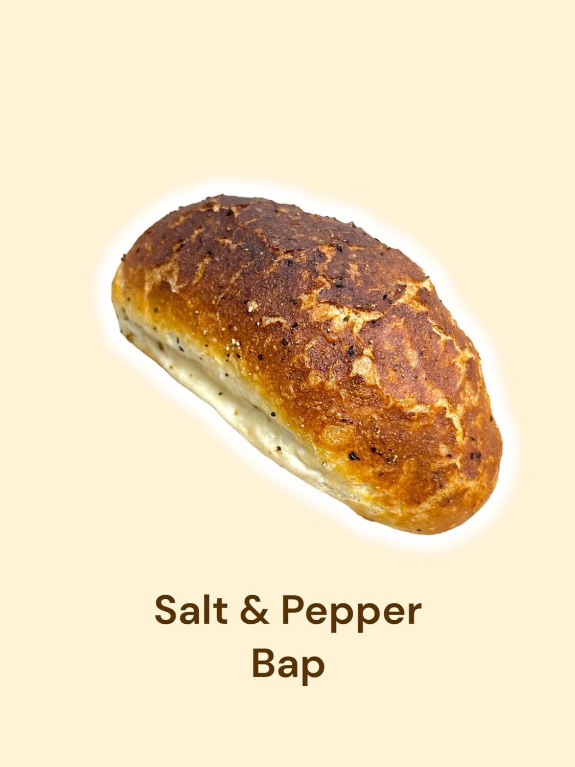 Salt and Pepper Baps (pack of 2)