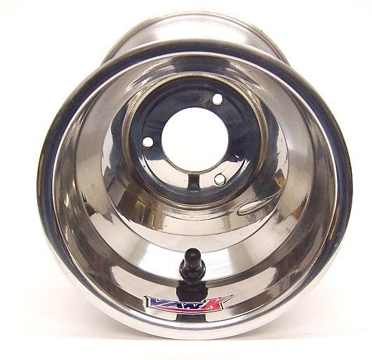 Van K 6x8Polished Aluminum Wheel. 3 or 4" Off Set