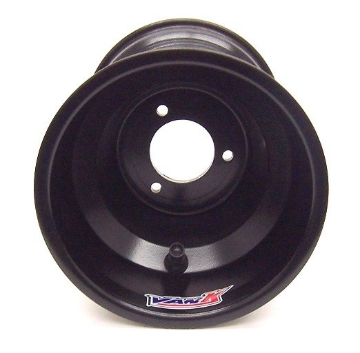Van K 6x8 Black Aluminum Wheel. 3 or 4" Off Set