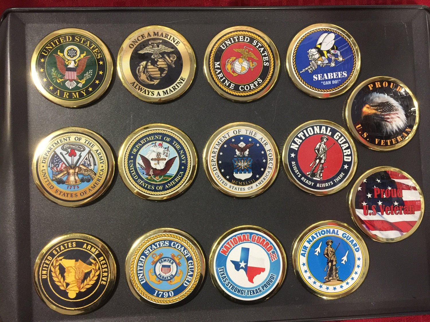 MILITARY SERVICE MAGNET
