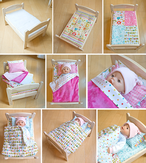 FREE Doll Bedding Pattern for Ikea Doll Bed w Mattress