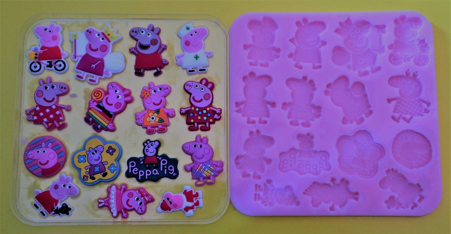 PEPPA PIG SET 002 SILICONE MOULD
