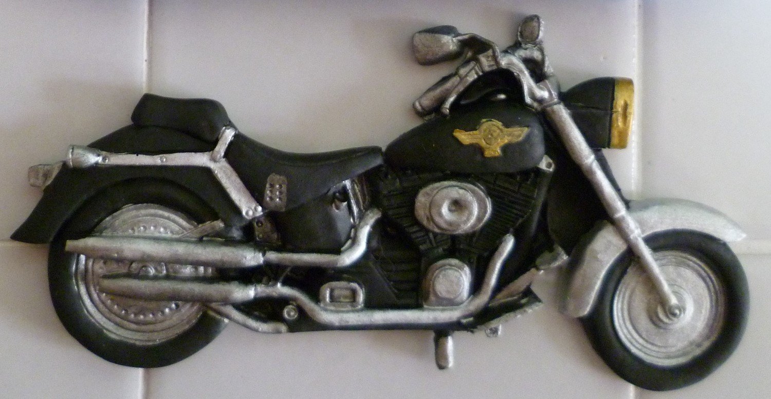 1 MOTORBIKE EDIBLE CAKE TOPPER