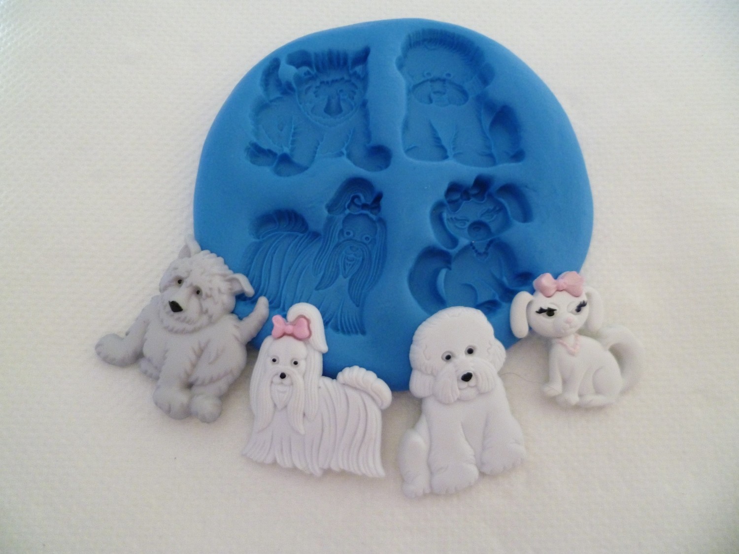 DOG SET 003 SILICONE MOULD