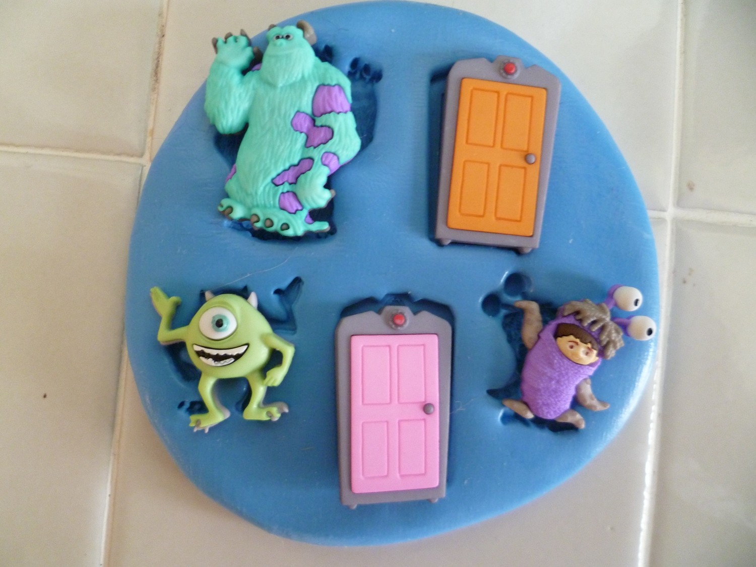 MONSTERS INC SET SILICONE MOULD