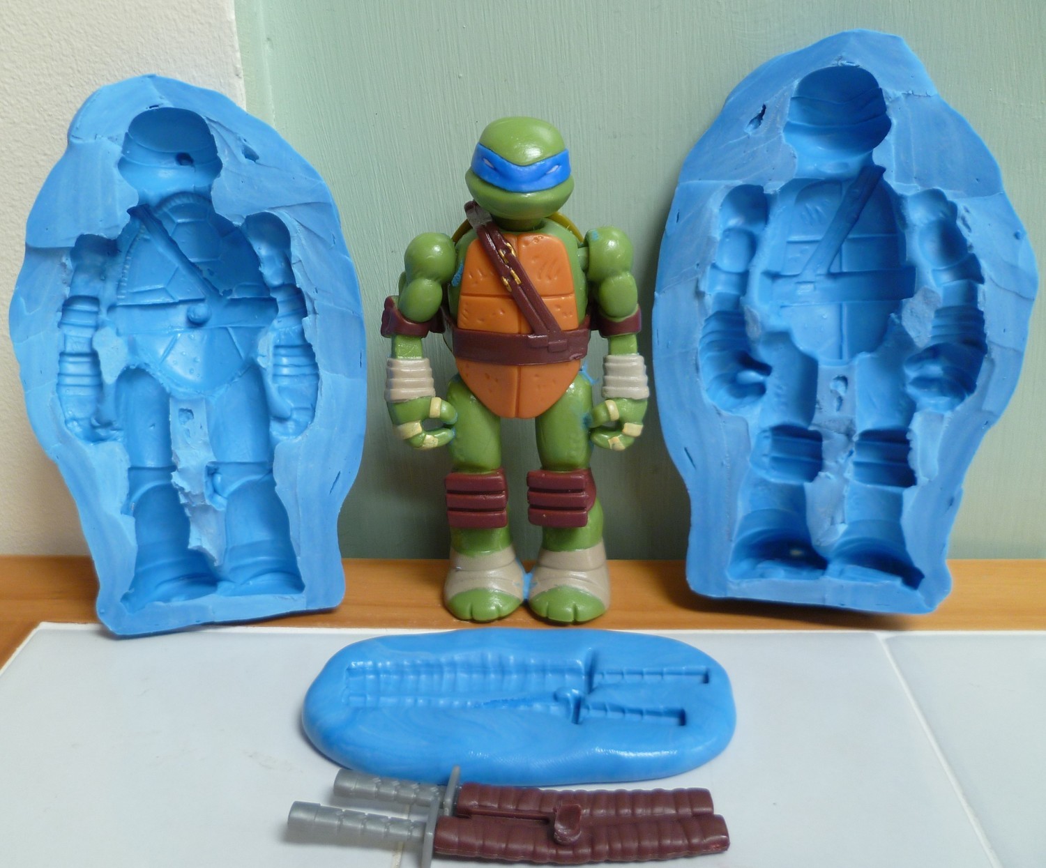 3D TEENAGE MUTANT NINJA TURTLE SILICONE MOULD