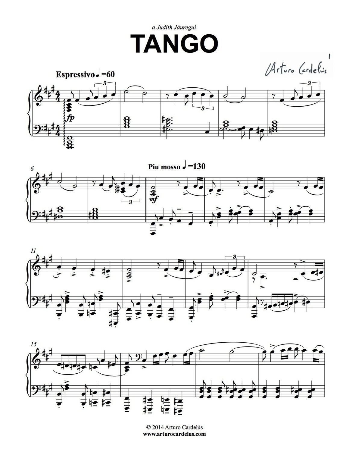 Tango (Piano Version)