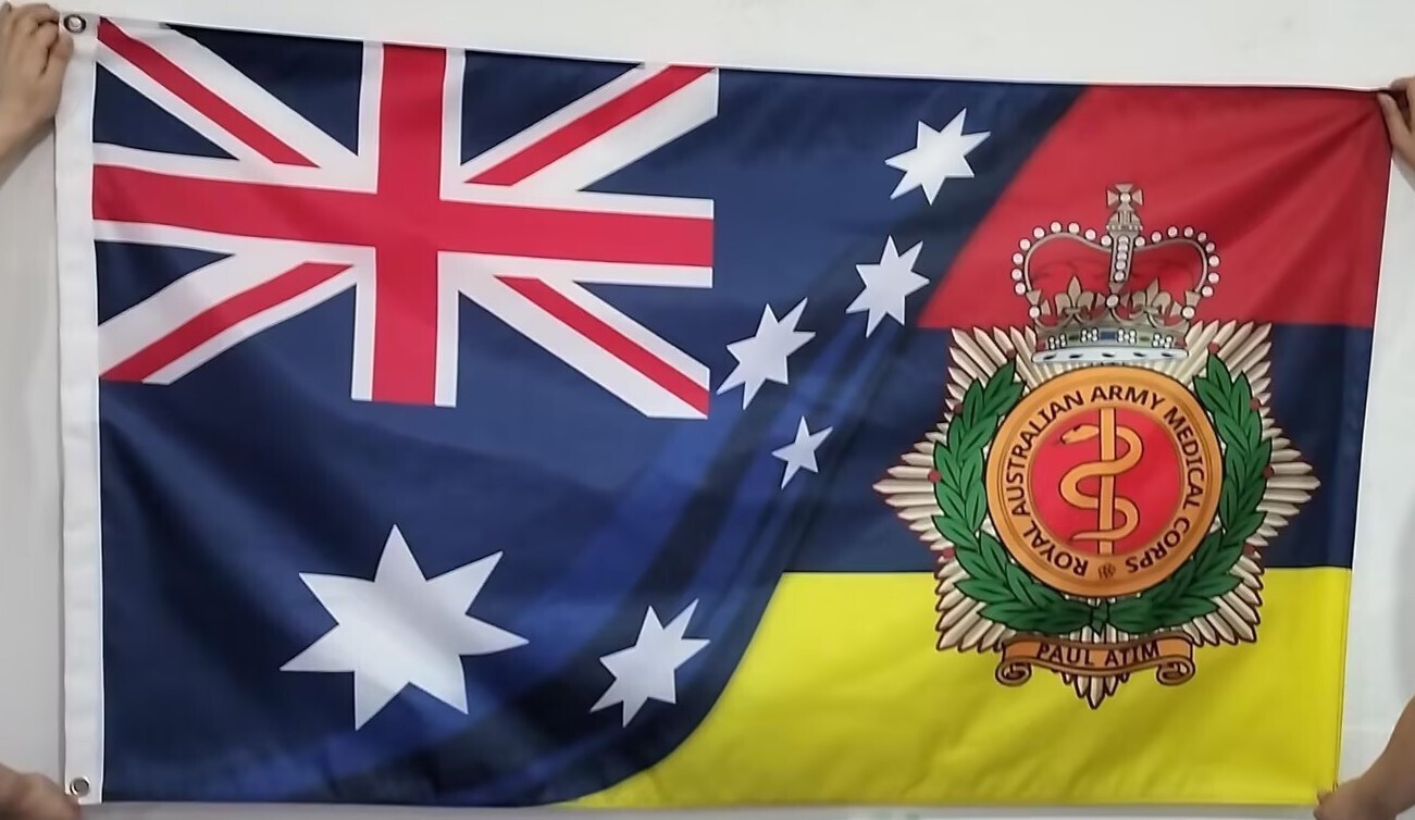 AUSTRALIAN / RAAMC - Flag
