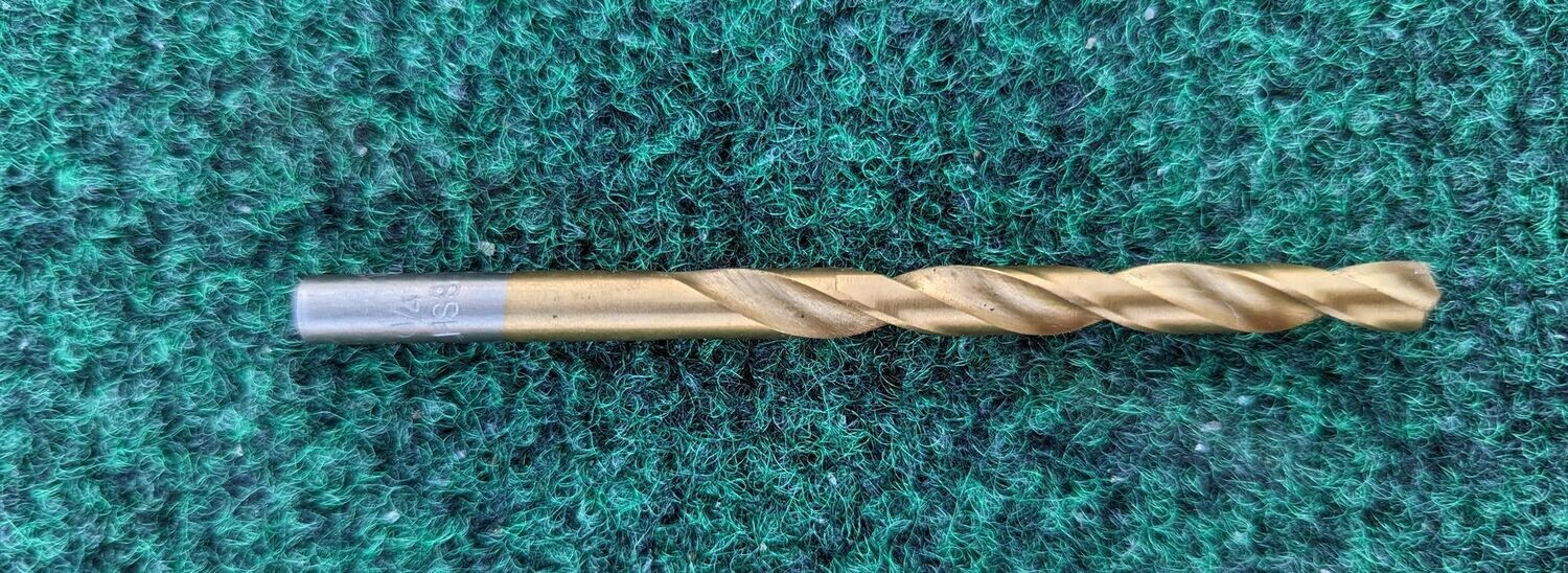 PACK OF 5 1/4" DRILL BIT FOR RIVETS