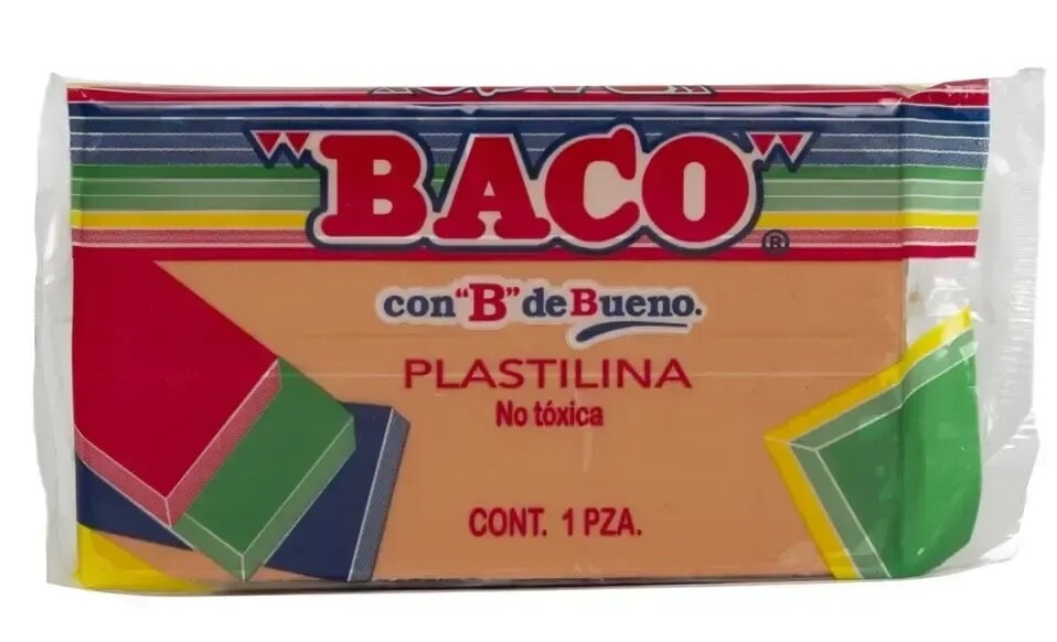 plastilina Baco en barra piel