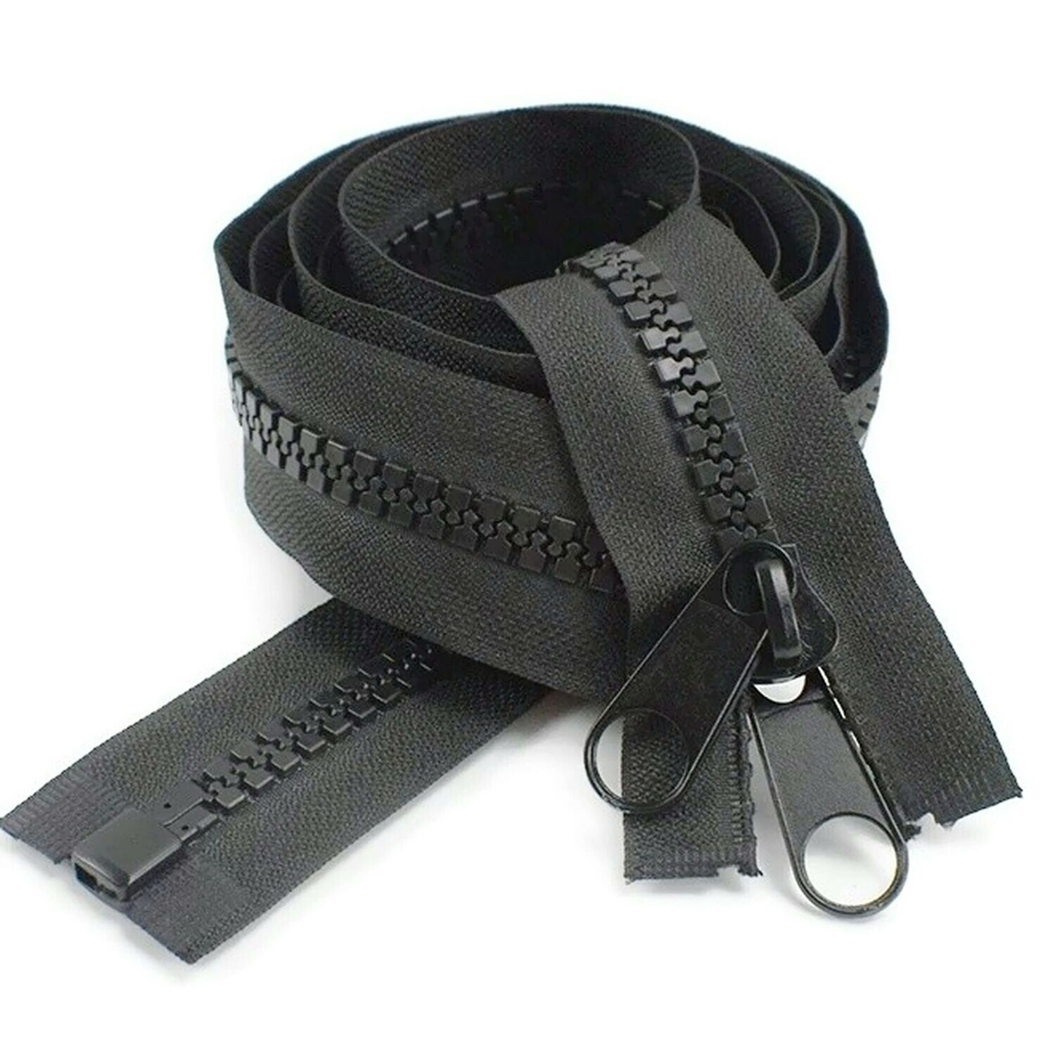 Chunky Plastic Open End #10 Zips