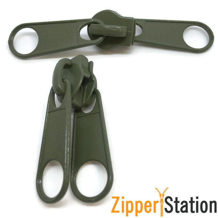 #8 Nylon Coil Zip DOUBLE Sliders/Pulls