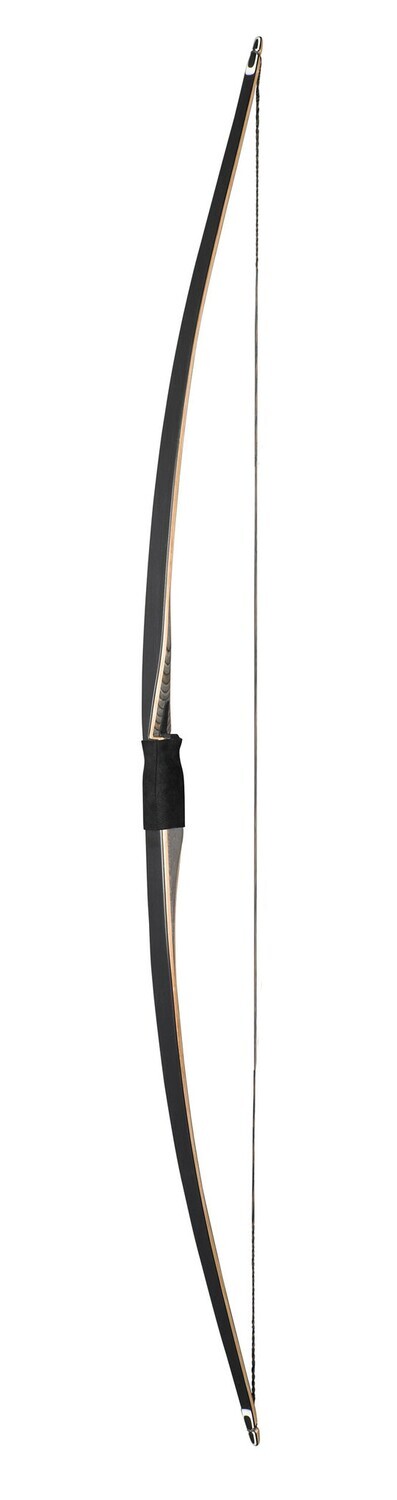 Bear Montana Longbow 64″ 50# Right Hand Black – Triggers and Bows