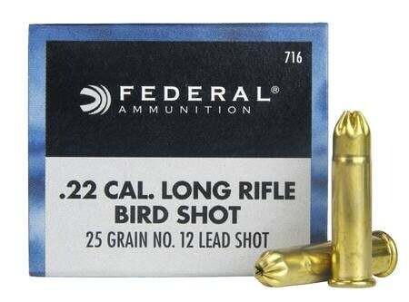 Federal 22 LR Bird Shot 25 Grain #12 (50 Rounds) – Triggers and Bows