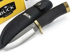 Buck Knives Vanguard Fixed Blade Black Rubber Handle w/ Sheath – Store ...