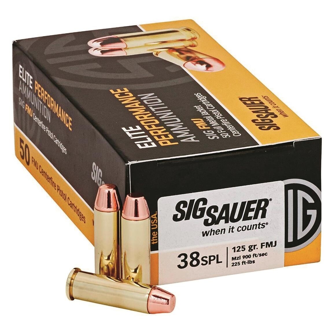 Sig Sauer 38 Special FMJ (50 Rounds) – Triggers and Bows