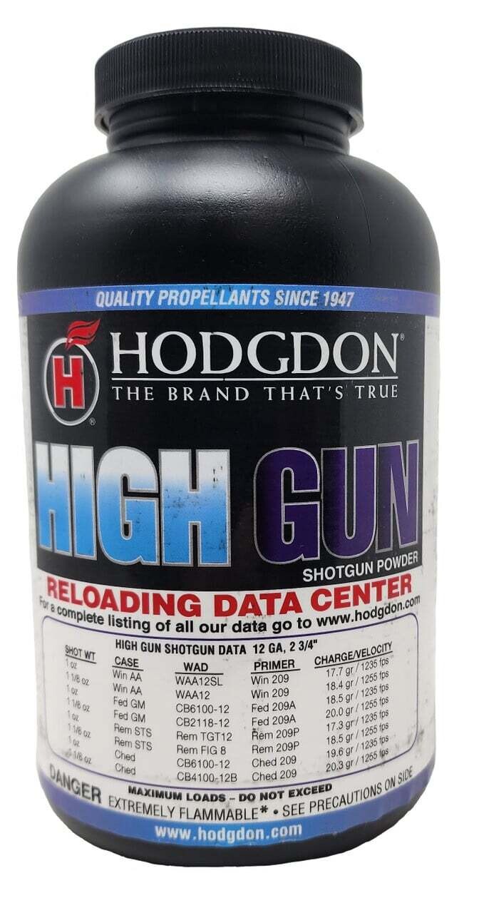 Hodgdon High Gun Shotgun Powder (1 LB) – Triggers and Bows