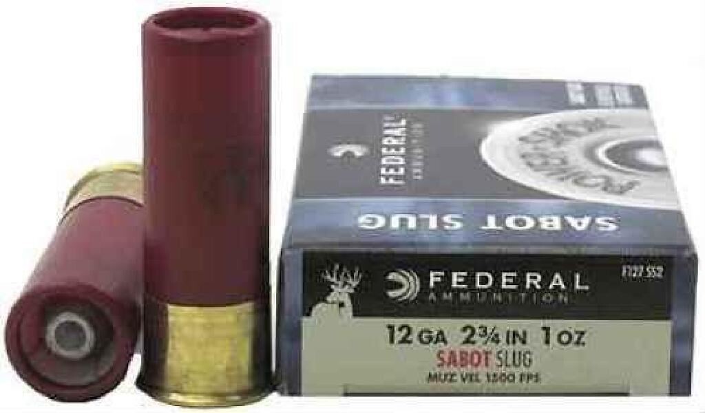 Federal Power-Shok 12 Gauge 2 3/4″ 1 oz Sabot Slug (5 Rounds) – Store ...
