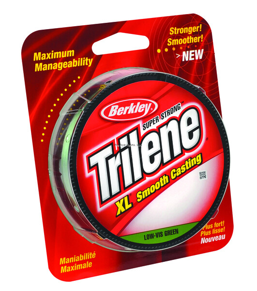 Berkley Trilene XL Smooth Casting Fishing Line 8lb Low-Vis Green 300 ...