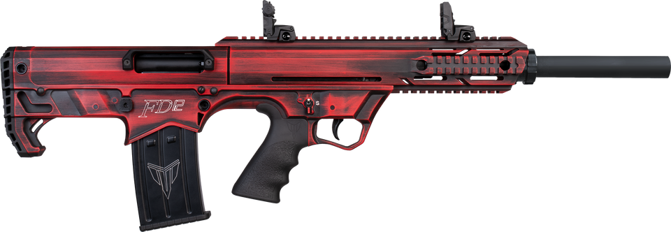 Canuck FD12 Bullpup 12 Gauge 3″ Chamber Distressed Red Semi-Auto ...