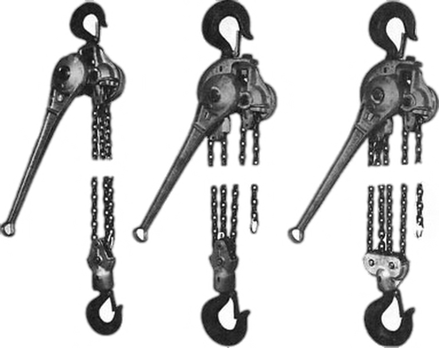 Ratchet Chain Hoists, Link Chain Style