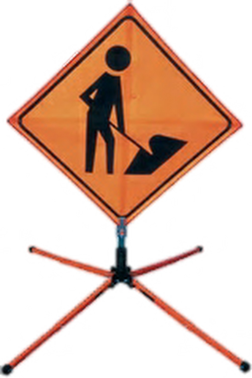 Single Spring Loaded Sign Stand, Universal Bracket