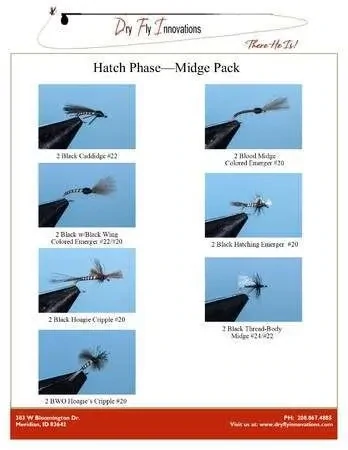 Hatch Phase: Midge Pack - Shop Custom Fly Boxes | Dry Fly Innovations