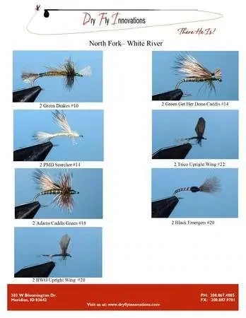 White River - North Fork Pack - Single Upright-Wing Mayfly - Dry Fly ...