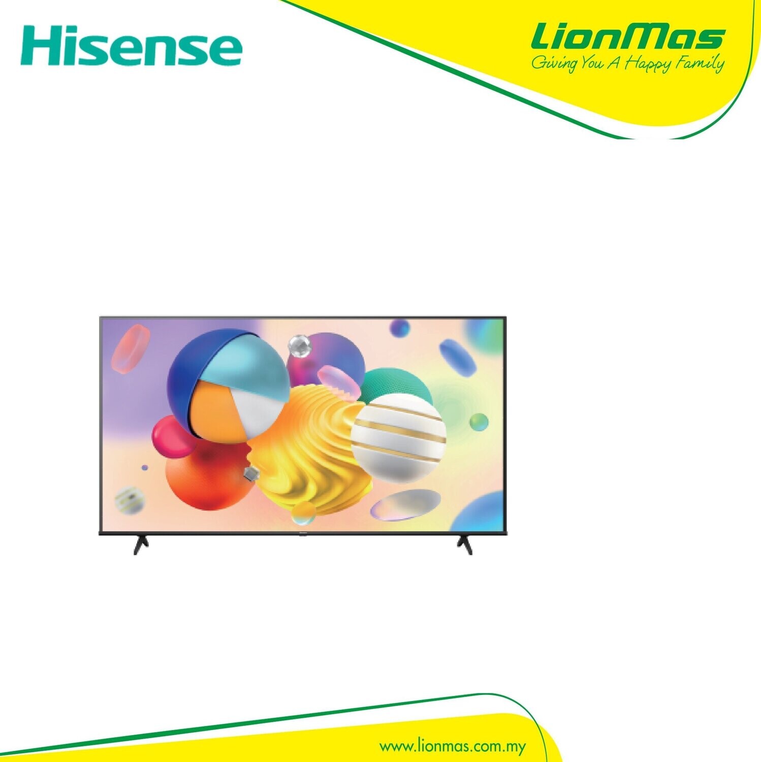 HISENSE 65" 4K SMART TV 65A6100K