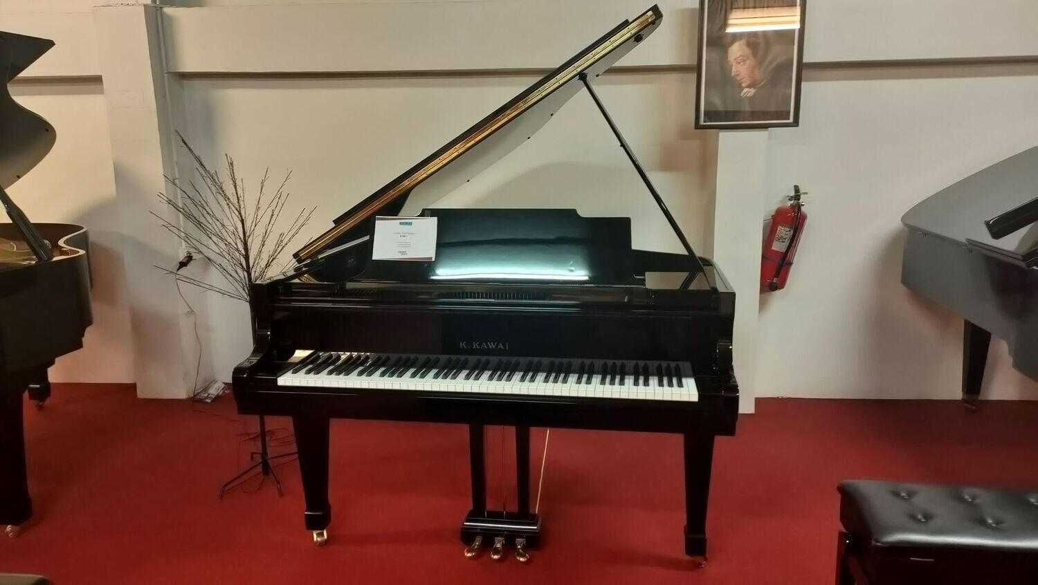 Piano quart de queue Kawai KG2 d'occasion | Piano à queue petites ...
