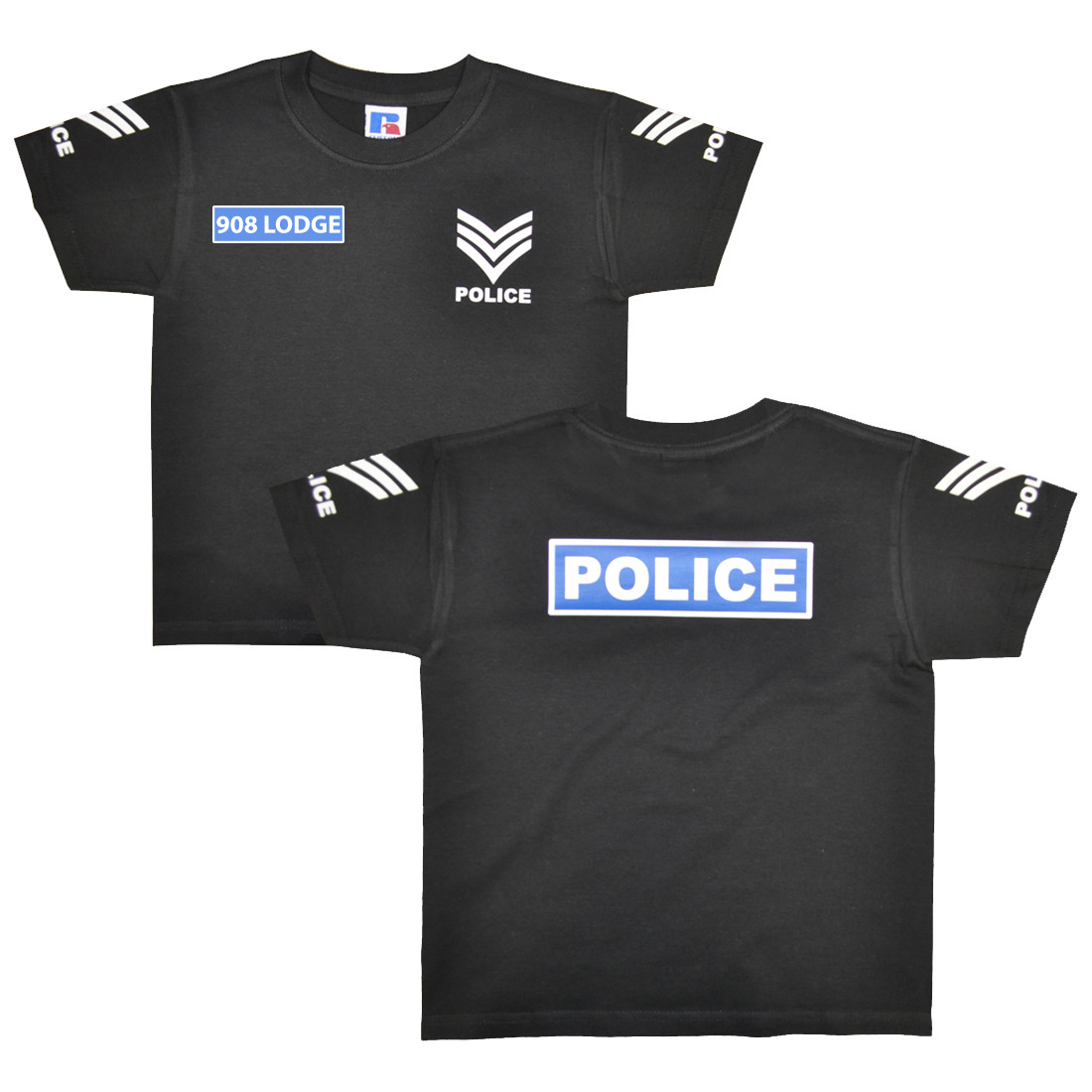 Personalised Children’s ‘Police Sergeant’ T-Shirt – Store – Bullshire ...