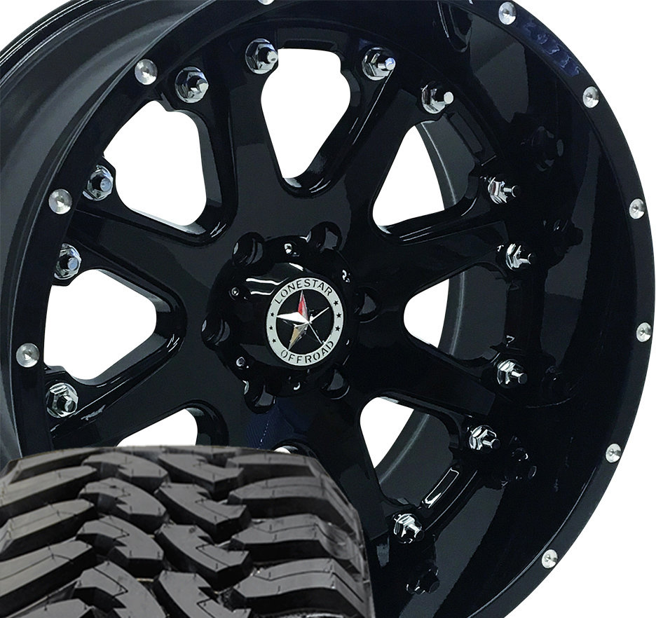 20×10 Bandit Wheel & 37″ Tire Combos – WHEELS COLLECTIONS – Lonestar Wheels