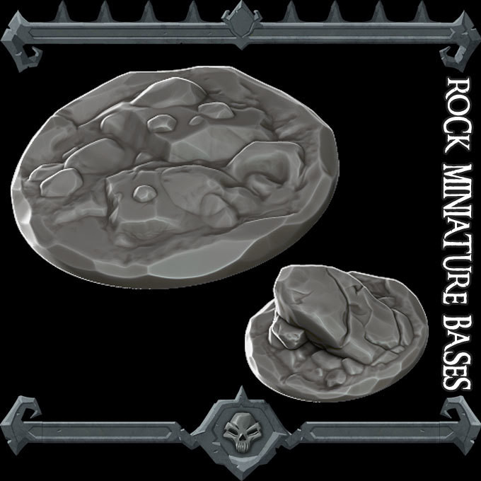 Rock Miniature Bases