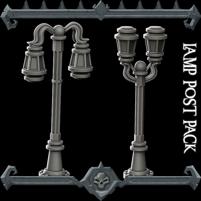 Gothic City Lamp Post Pack